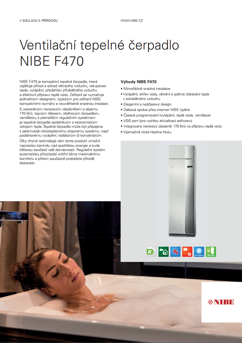 NIBE F470 - ATEG tepelná technika